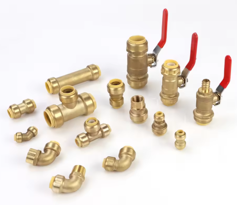 Quality Hailiang 1/2 Inch Brass Push Fit Fitting for PEX-AL-PEX Pipes for sale