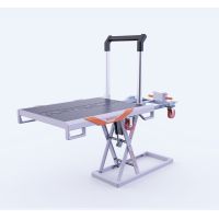 china Industrial Platform Hydraulic Lift Elevating Flatbed Truck Heavy Loads PLC