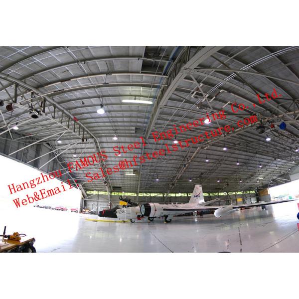 Quality Waterproof Insulated Prefabricated Steel Structure Aircraft Hangar For Private for sale