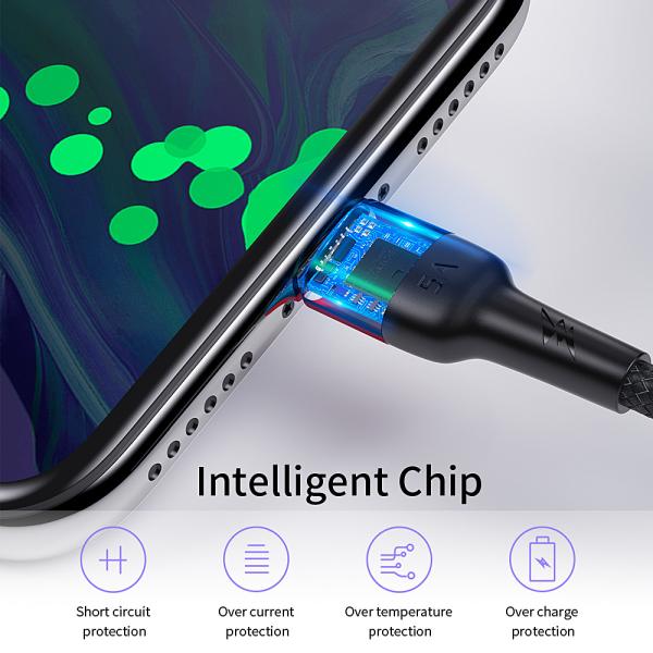 Quality Essager 5A Type C Fast Cable 1M 2M Fast Charging USB 2.0 Data Transfer Type C for sale