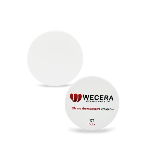 Quality B4 D98*14mm Pre Shaded Dental Zirconia Blank Super Translucent Low Radioactive for sale