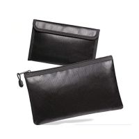 Quality Fireproof Document Bag Waterproof High-Temperature Resistant Storage Pouch for A4 Files Business and Home Use Moisture-Proof & Zipper Seal for sale