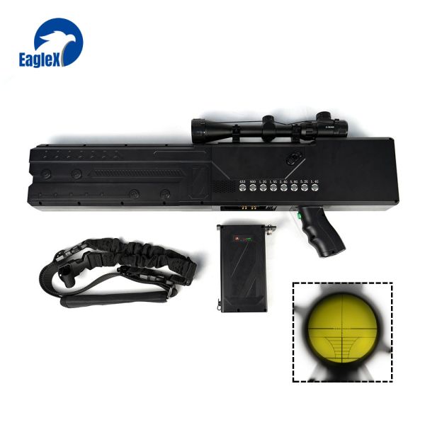 Quality Long Range Drone Frequency Jammer 2.4 Ghz Drone Jammer Handheld Anti Drone Gun for sale