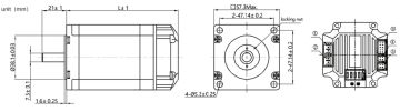 small integrated stepper motor