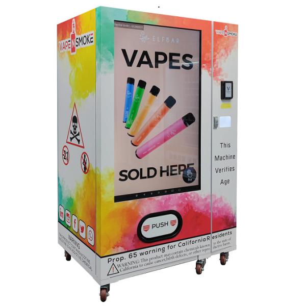 Quality 55 Inch Touch Screen Advertising Vending Machine And Card Readers for sale