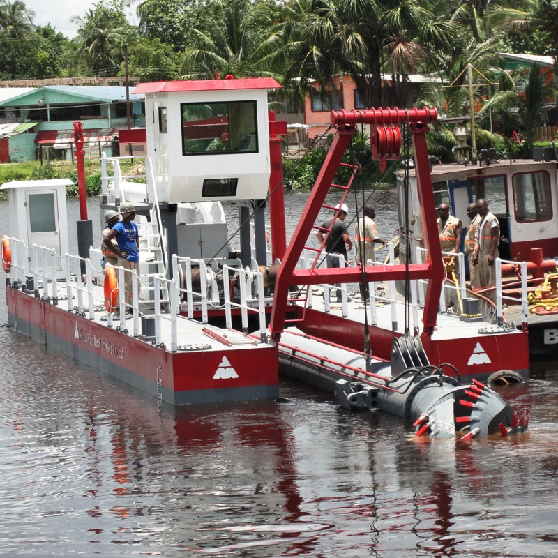 JMD350 cutter head sand dredger