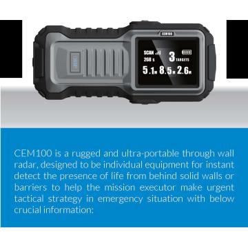 Quality Through Wall Radar With 4 Hours Battery Working Time for sale