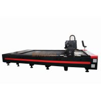 Quality 4000W Water Cooling Fiber Laser Cutting Machine with Cypcut Control System /1500*3000mm Cutting Area for sale