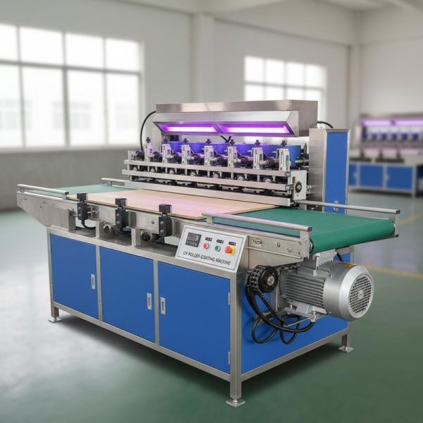 Quality 9KW 850mm Height Wood Uv Roller Coating Machine With Motor for sale
