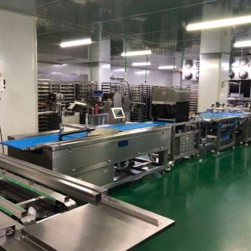 Quality Multiple lanes horizontal pan arranging machine for sale