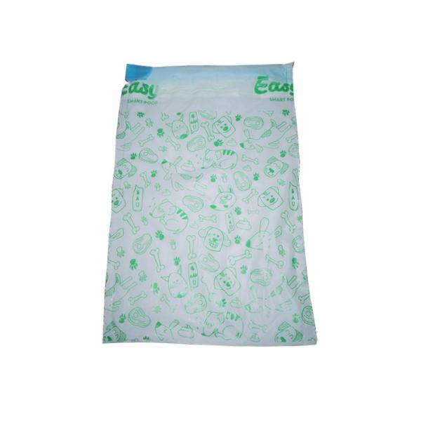 Quality Light Green EN13432 Plastic Free Packaging Bags Biodegradable For Dog for sale