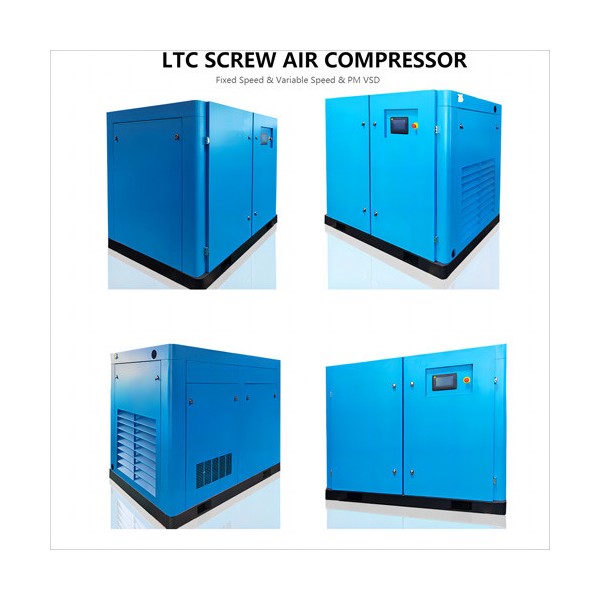Quality 8bar Air System Screw Type Refrigeration Compressor Air Cooling 100 Hp Air Compressor for sale