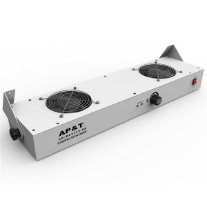Quality Two Fan Overhead Ionic Air Blower For Injection Machine Static for sale