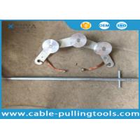 Quality Aluminum Alloy SHL75D Hook Grounding Pulley Block , 6-38mm Conductor Wire for sale