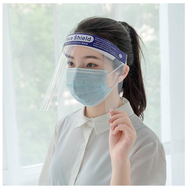 Quality Eco Friendly Adjustable Clear Plastic Full Face Shield for sale