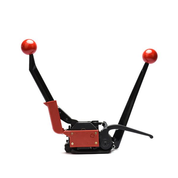 Quality Red poly Manual Sealless Steel Strapping Tool Yin Yang Buckle YF19 for sale