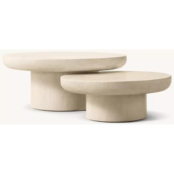 Quality Customizable Size Modern Side Table Furniture for Living Room  white and wood coffee table for sale