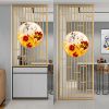 china Laser Cutting Decorative Metal Panels Metal Room Divider For Hotel Restaurant
