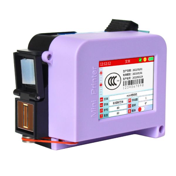 Quality Mini Hand Held Cij Inkjet Printer for Plastic Wood Paper Glass Packing Code for sale