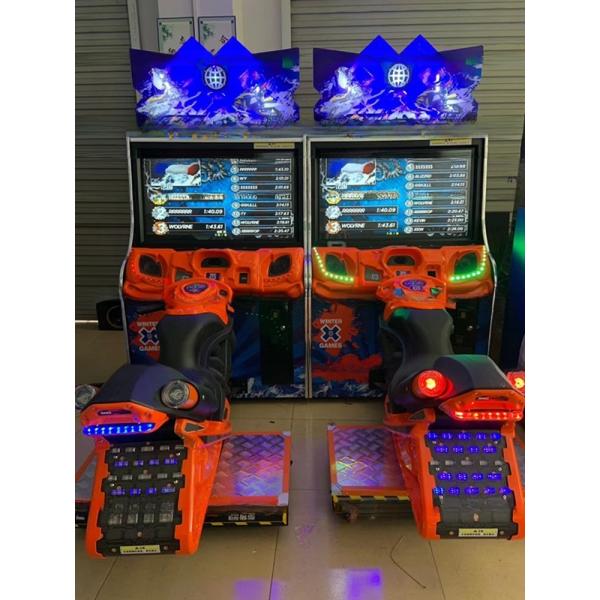 Quality Coin Operation Motorcycle Game Machine Amusement Gaming Machines Customizable for sale