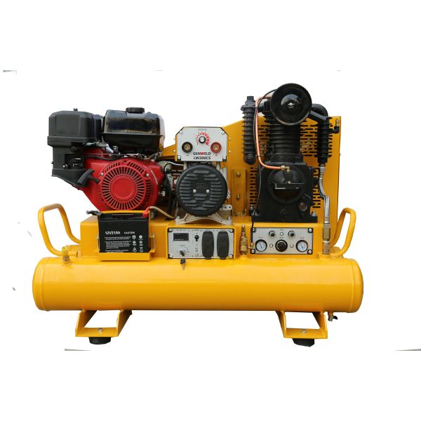 Quality 3-In-1 Machine With Dual Twin-gas tank (Generating, Welding, and Air compressing for sale