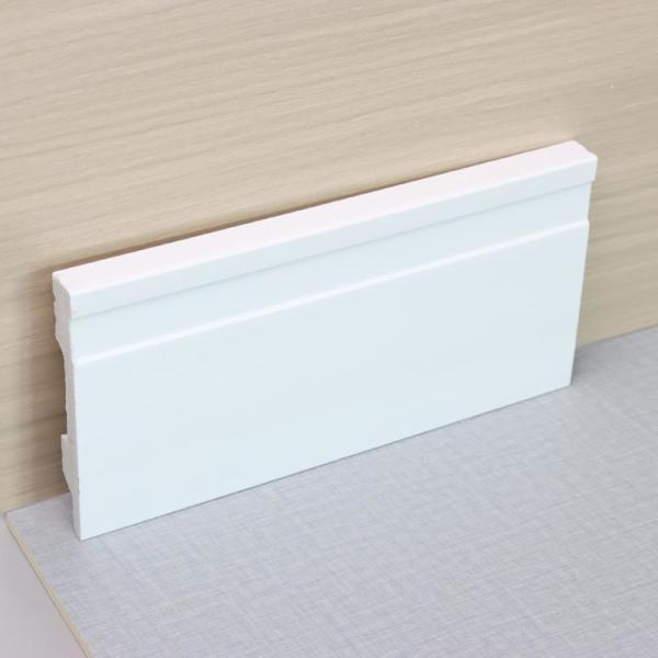 Quality OEM Ps Wall Skirting Board White Polystyrene Baseboard 2.9m for sale