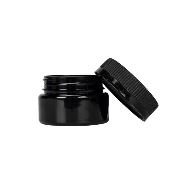 Quality Child Resistant Screw Cap Plastic Weed Jar for sale