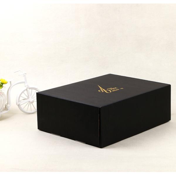 Quality Gift 250gsm Grey Board Cardboard Package Boxes Gold Foil Stamping for sale