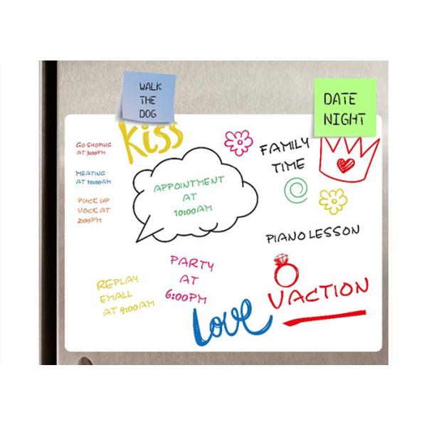 Quality Kitchen Fridge Magnetic Dry Erase Whiteboard Sheet With Stain Resistant for sale