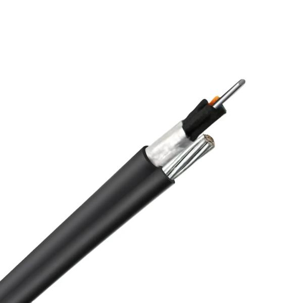 Quality GYTC8S Figure 8 Fiber Optic Cable 24 Core Self Supporting Aerial Communication for sale