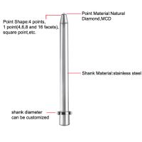 Quality 4 Points 4 Facets PCD Diamond Dull Pin for sale