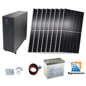 Quality GPOWER IEC Off Grid Solar System Kits Generating 42.5kWh Per Day for sale
