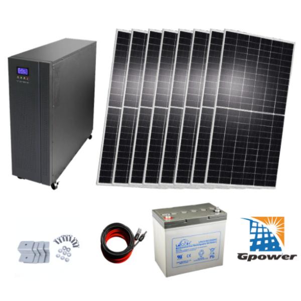 Quality GPOWER IEC Off Grid Solar System Kits Generating 42.5kWh Per Day for sale