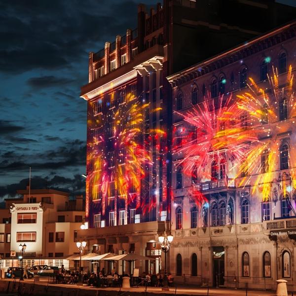Quality 8500 Lumens Architectural Interactive Wall Projector For Cultural Tourism for sale