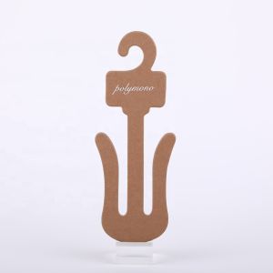 Quality Recycled Paper Slipper Hanger Custom Size For Sustainable Packaging for sale