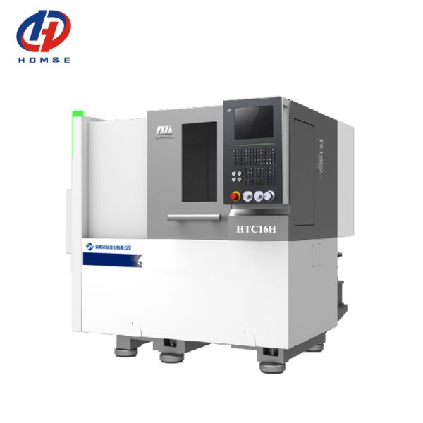 Quality SMTCL HTC16H Compact Horizontal CNC Lathe Bar Feeder High Efficiency Turning Machine for Small Parts for sale