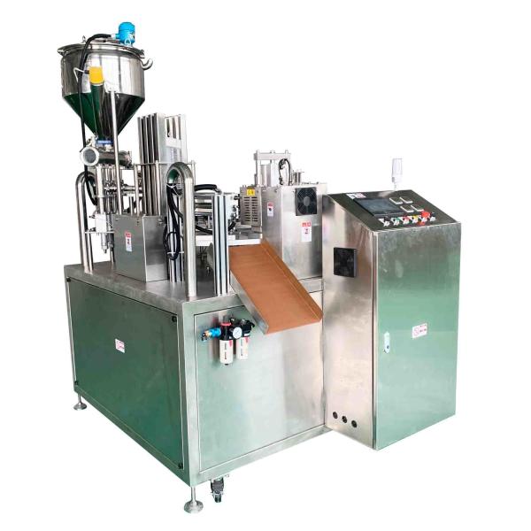 Quality 100-500ml Plastic Cup Filling Sealing Machine For Cup Packaging for sale