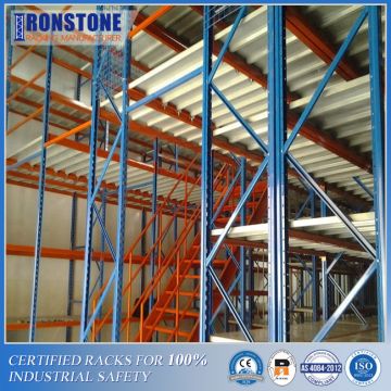 Quality High Efficient Space Utility Steel Mezzanine Racking System for sale