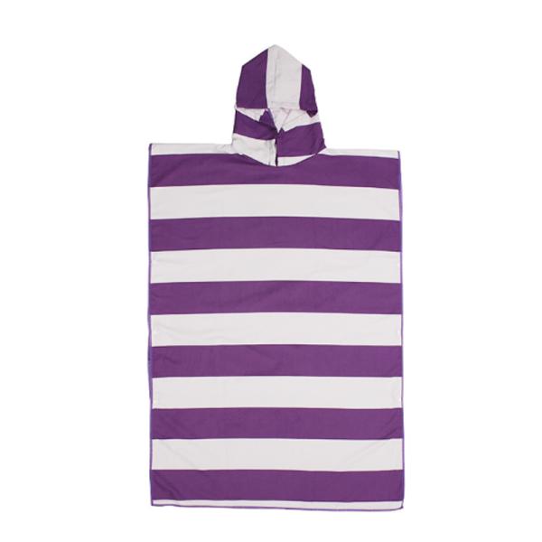Quality Customized Hooded Changing Microfiber Poncho Towel For Adults for sale
