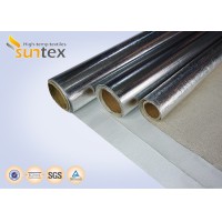 Quality Thermal Insulating Aluminized Glass Cloth – Fire Retardant for Steam Pipelines & for sale