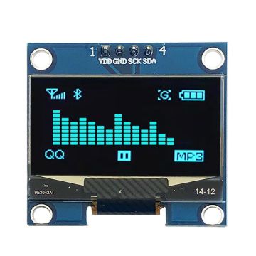 Quality Passive Matrix 1.3 Inch I2C OLED Display 128x64 COG PCB 4 Pins for sale