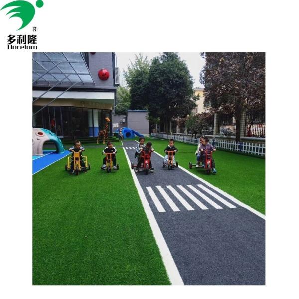 Quality ROHS Certified Artificial Grass Turf for Playground and Kindergarten Play Area for sale