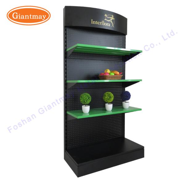 Quality Hardware Pegboard Metal Exhibition Floor Display Stand for sale