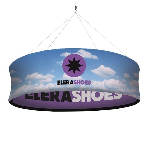 Quality Round Circle Custom Double Sided Hanging Signs 3.2M Double Printed 120DPI for sale