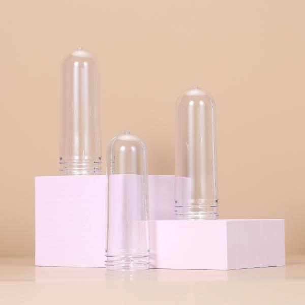 Quality Clear Plastic PET Preform Cosmetic Packaging FDA Certification for sale