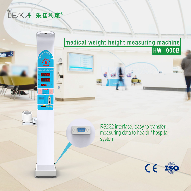 Quality LED Display Folding Weighing Machine for Ultrasonic Coin-Operated Height Weight for sale
