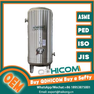 Quality 1Mpa Stainless Steel Compressor Air Receiver Tank Vertical For Oil Free Air for sale