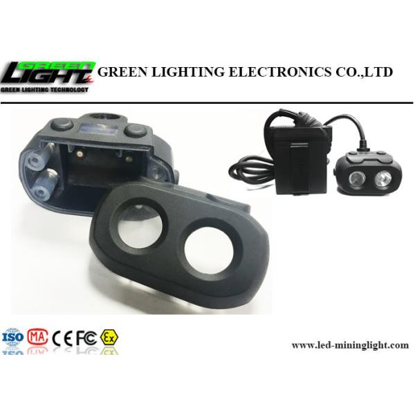 Quality 25000lux LED Mining Light Dual Beam Functional Cap Lamp Mountable Positioning for sale