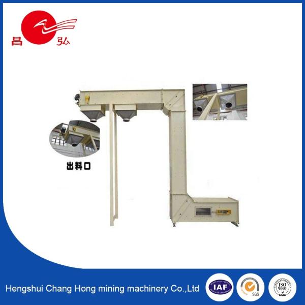 Quality Mini Portable Continuous Bucket Elevator For Rice Milling Partical Sugar for sale