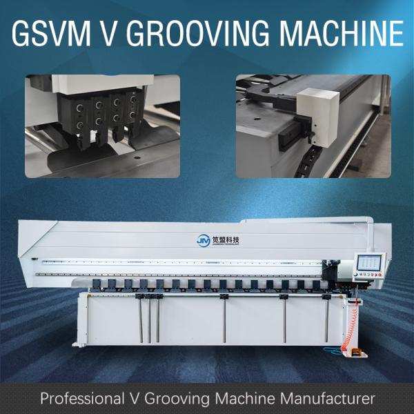 Quality Door Frame Vertical V Cutting Machine V Grooving Machine For Sheet Metal for sale